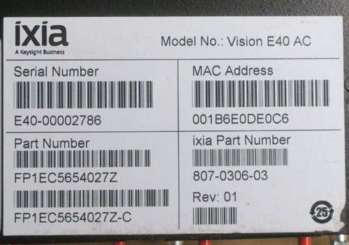 Ixia Vision Edge 40 E40 AC 48x 1/10Gb SFP+ + 6x 40Gb QSFP+ Network ...