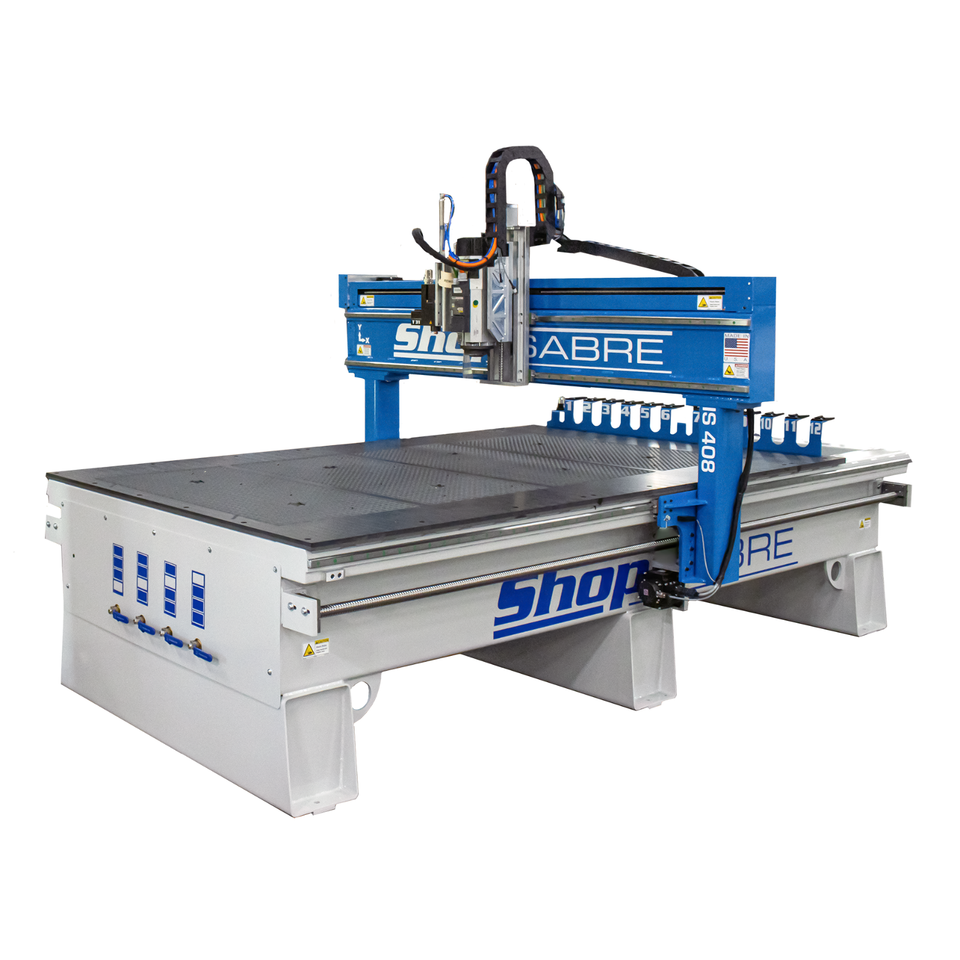 AMERICAN MADE CNC ROUTER - NEW ShopSabre CNC IS-408 Industrial Router ...