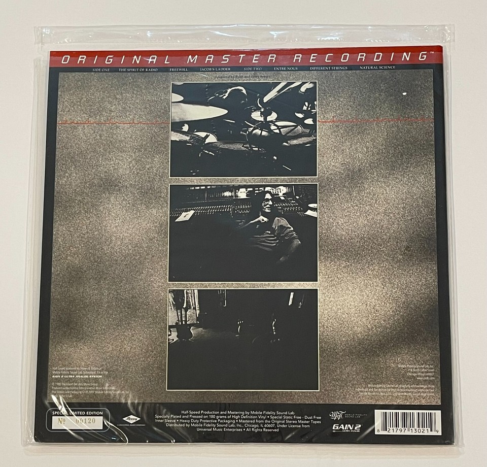 RUSH PERMANENT WAVES MFSL BRAND NEW LP SUPER LOW #120 MINT! | eBay