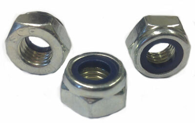 M10 Nyloc Nuts 181 Steel Locking Hex Nuts | eBay UK