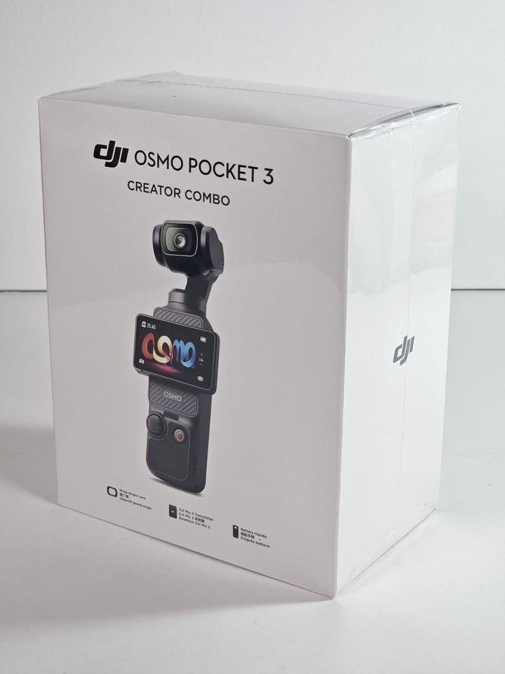 Brand New DJI Osmo Pocket 3 Creator Combo 4K Camera 3-Axis Gimbal Free ...