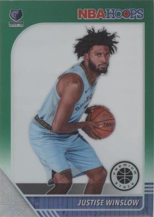 2019-20 Panini NBA Hoops Premium Stock - Justise Winslow #100 Green ...