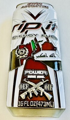 Amazing Military Challenge Coin Military Energy Drink | eBay