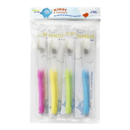 Nimby Nimbus Toothbrush Microfine Extra Soft for Children 4 ...
