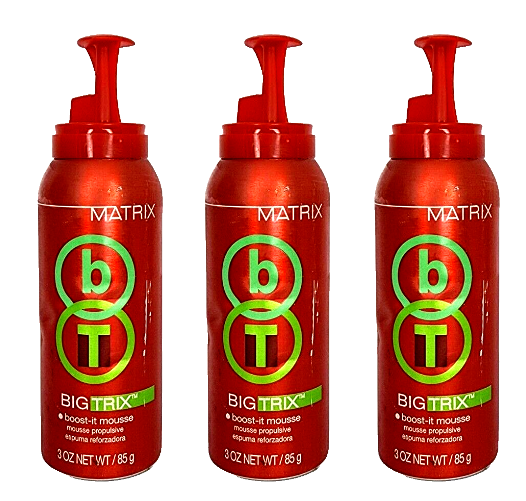 3 Matrix Big Trix BOOST IT MOUSSE Volume & Texture 3 oz Each | eBay