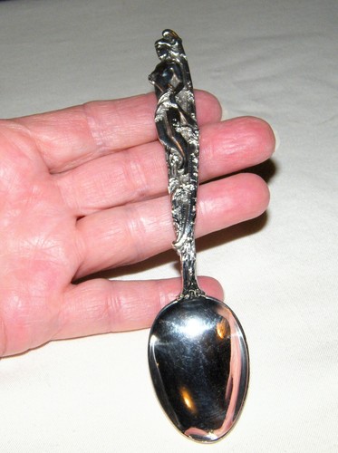 Antique Mechanics Sterling Co NATIVE AMERICAN INDIAN MAIDEN SPOON 25g ...