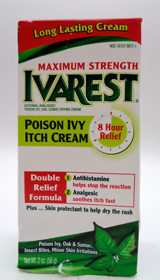 Ivarest Anti-Itch Cream Maximum Strength Medicated 2 Ounce | eBay
