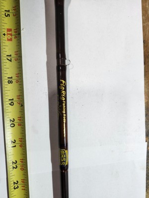 Fig Rig Spinning Rod Extreme 7' Medium 6-12lb Wisconsin Bass Federation ...
