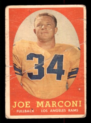 1958 Topps Football #63 Joe Marconi PR *f1 | eBay