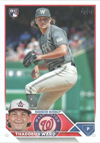 2023 Topps Update Baseball #US111 Thaddeus Ward RC | eBay