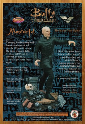 2000 Buffy the Vampire Slayer The Master Vinyl Figure Print Ad/Poster ...