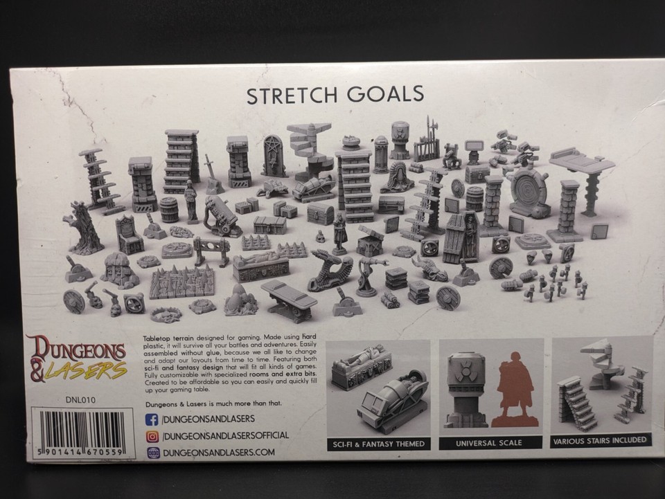 Dungeons and Lasers 1 Fantasy and Sci-fi Stretch Goals Kickstart | eBay