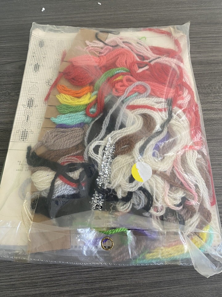 Bucilla Needlepoint Set Of 8 Ornaments Christmas Persian Wool Yarn ...