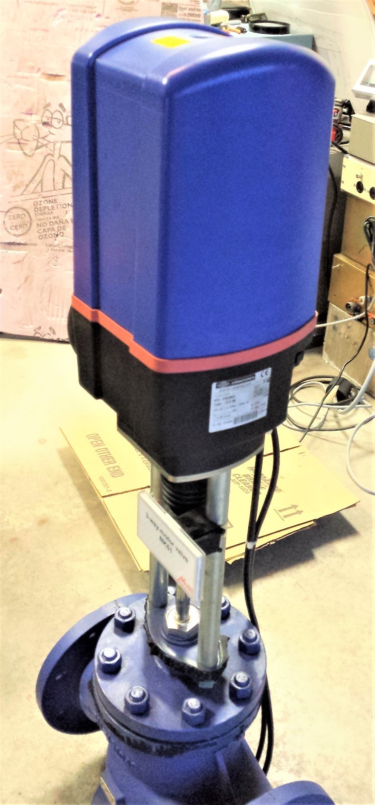 ARI-STEVI 450 4" DN100 3-way Mixing Globe Valve w/ ARI-PREMIO 12,0 kN ...