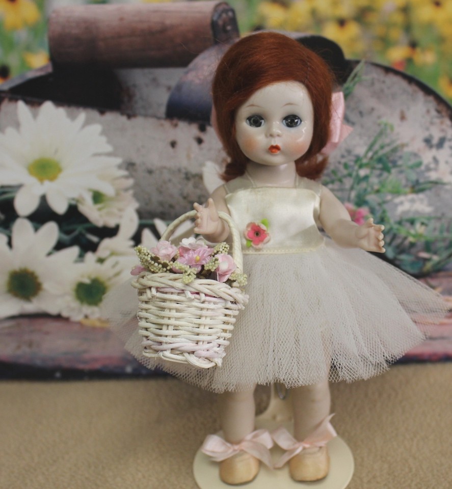 Madame Alexander kins Doll Vintage Ballet w/Flower Basket CUTE | eBay