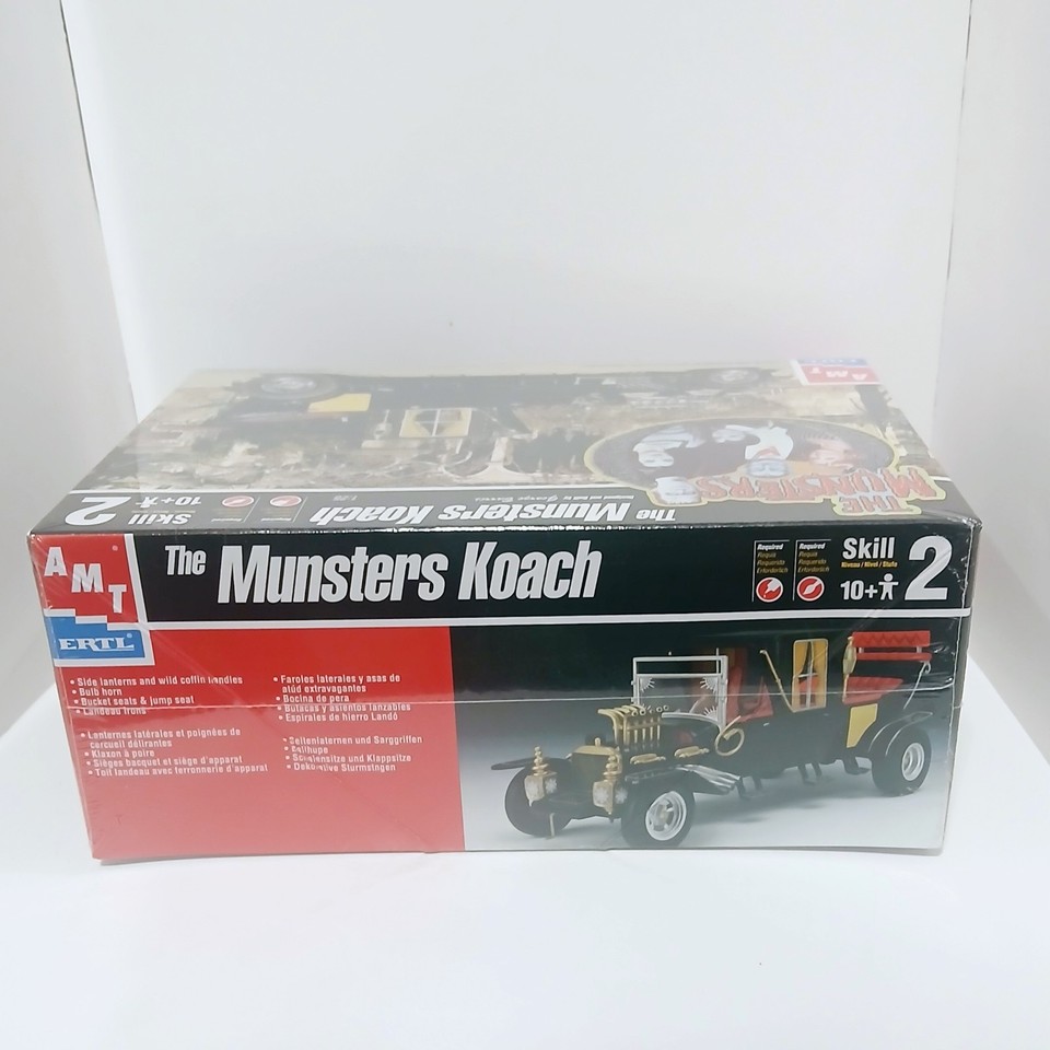 AMT The Munsters Koach Car Model kit Factory Sealed. | eBay