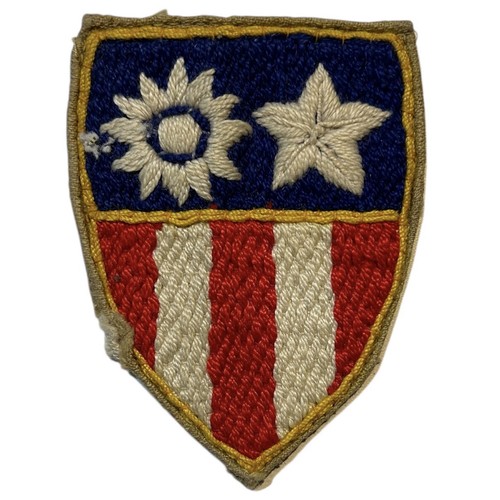 WWII Theater Made CBI Patch Yellow/Gold Border China Burma India SSI ...
