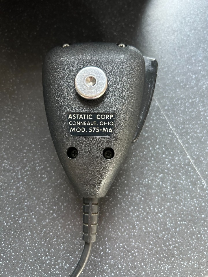 Astatic CB Radio 575-M6 Power Microphone with Tone control full working ...
