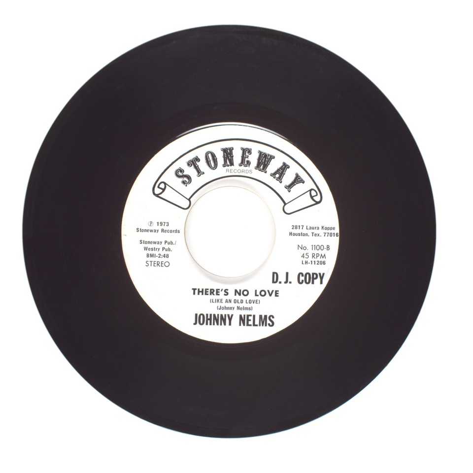 Johnny Nelms - She Lied to Me; There's No Love (Like an Old Love) 45 ...