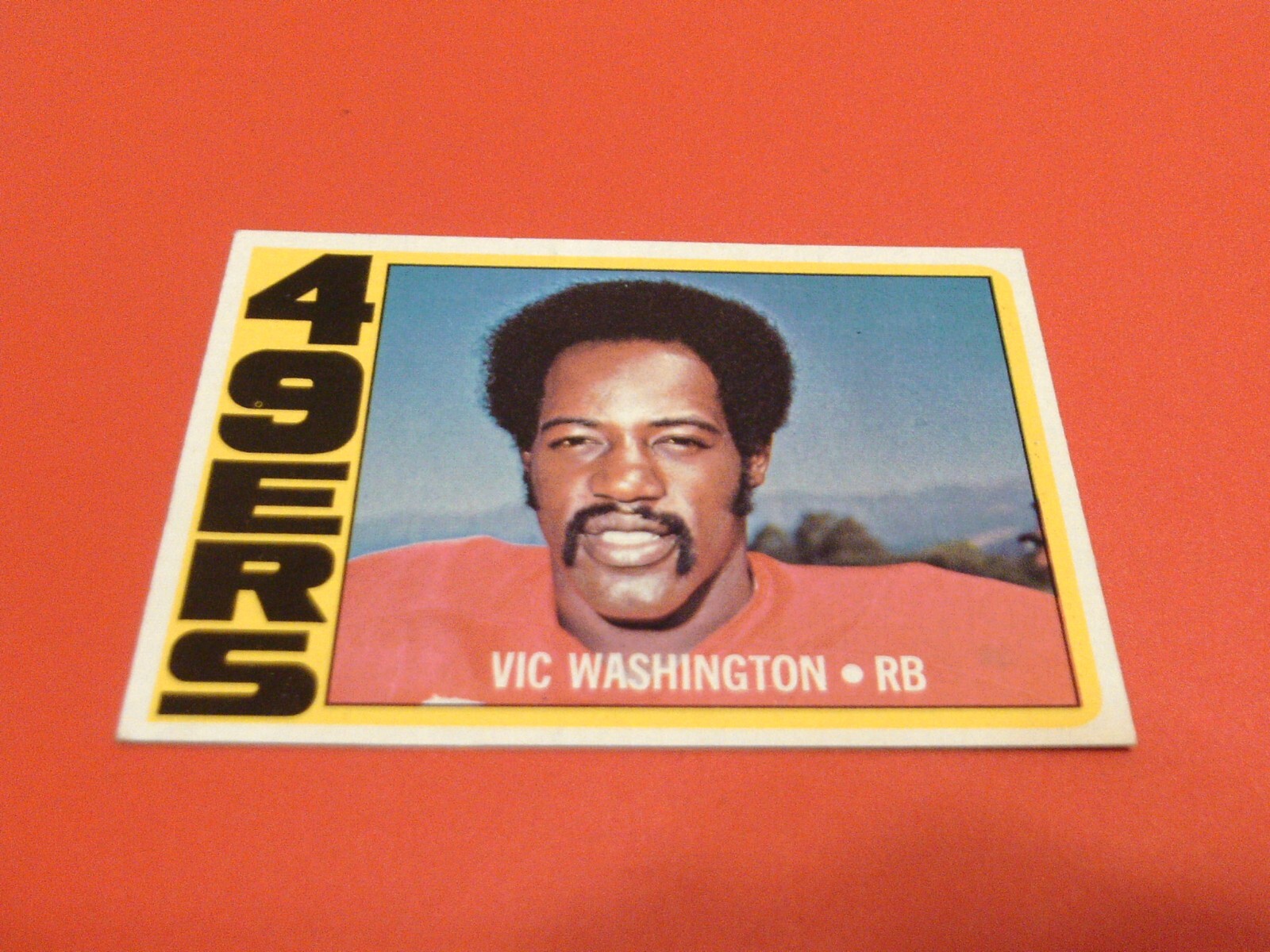 1972 TOPPS #22 VIC WASHINGTON 49ers NEAR MINT / MINT OR BETTER !! | eBay