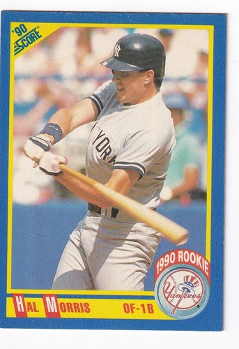 Hal Morris 1990 Score ML Baseball Trading Rookie Card # 602 Yankees | eBay