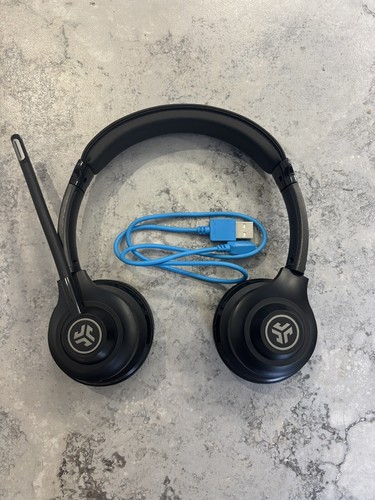 JLAB HBGOWORKRBLK4 GO Work Wireless Office Headset Black | eBay