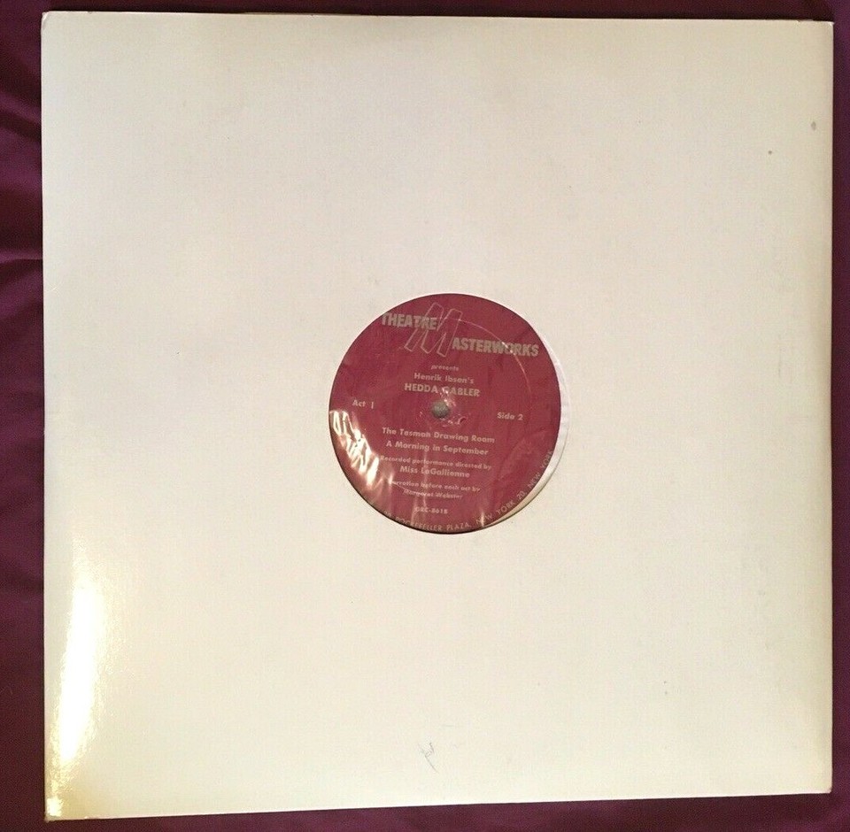 HENRIK IBSEN'S HEDDA GABLER Rare 3Lp Colored Vinyl PLAY Theatre ...