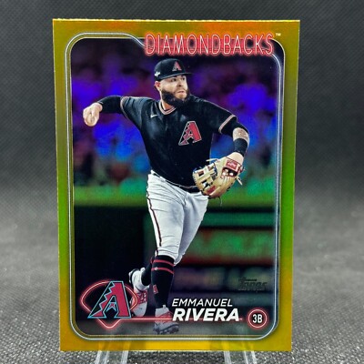 Emmanuel Rivera 2024 Topps Series 2 Gold Foil Arizona Diamondbacks #669 ...