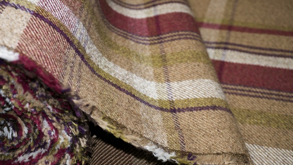 Premium Balmoral Thick Wool Effect Tartan Upholstery Curtain Fabric ...