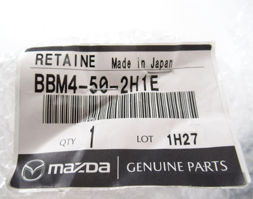 Genuine OEM Mazda BBM4-50-2H1E Passenger Right Rear Bumper Retainer ...