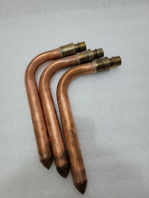 LOT OF 3 Copper Stub Ell, 3/4" ProPEX x 3/4" Copper, 4" x 8" Lead Free ...