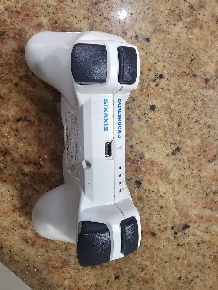OEM Sony PS3 White Dualshock 3 Controller PlayStation 3 *TESTED* | eBay