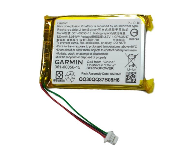 361-00056-15 820mAh Battery For Garmin Drive 51LMT,50LM,DriveSmart 55 ...
