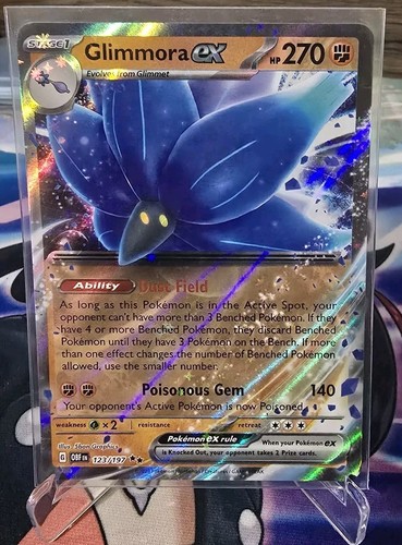 Glimmora ex - 123/197 - Ultra Rare - Near Mint - Pokemon Trading Card ...