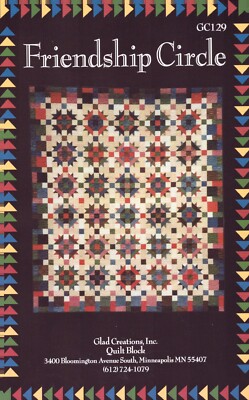 Friendship Circle Quilt ~ Glad Creations ~ GC129 ~ 83 x 97" | eBay