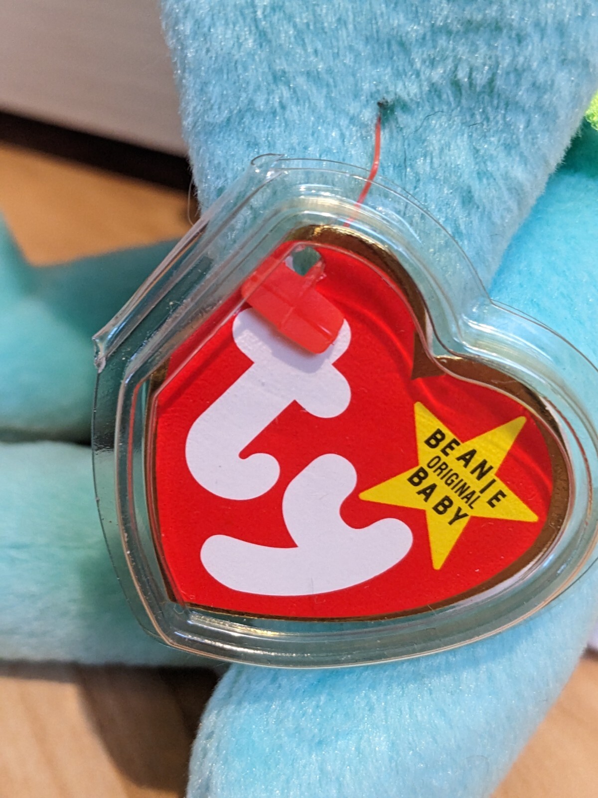 TY BEANIE BABY HIPPITY THE MINT GREEN EASTER BUNNY 1996 RARE PVC ...