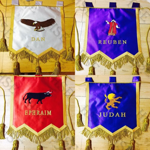 MASONIC ROYAL ARCH MASONARY CHAPTER BANNERS 4 pcs SET-HSE | eBay