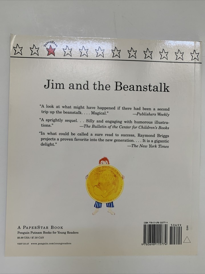Jim and the Beanstalk by Raymond Briggs (1997, Trade Paperback ...