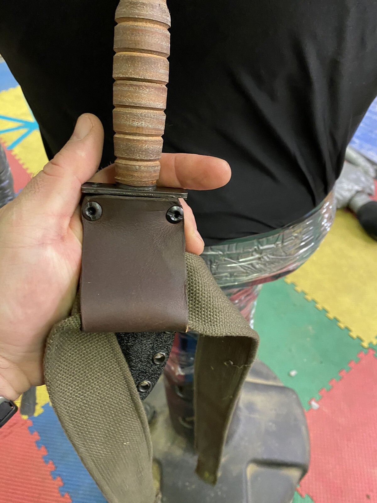 Ontario Knife USAF AIR FORCE Pilots Survival Knife IWB Kydex Polymer ...