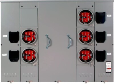 Siemens WEP6512 5-Gang 600 Amp 225A EUSERC UNI-PAK RING-TYPE Meter ...