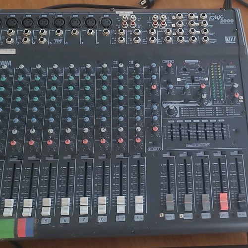 Yamaha EMX 2000 Powered Mixer Console, 12-Channel, 7-Band EQ, Phantom ...