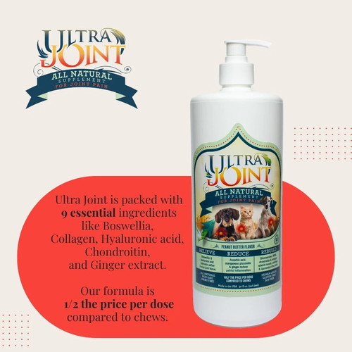 Ultra Joint - Liquid Joint Support Supplement for Dogs LARGE 32OZ-SALE ...