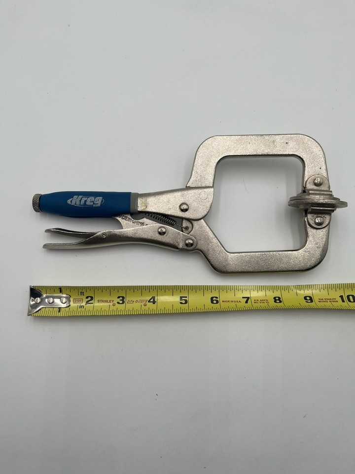 Kreg Face Clamp 3in Woodworking Pocket Hole Jig Tool Flush Grip Heavy ...