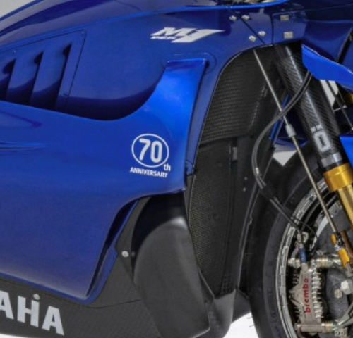 2 x 70th Anniversary Logo - Yamaha M1 R1 R6 R7 R9 Tank fairing decal ...