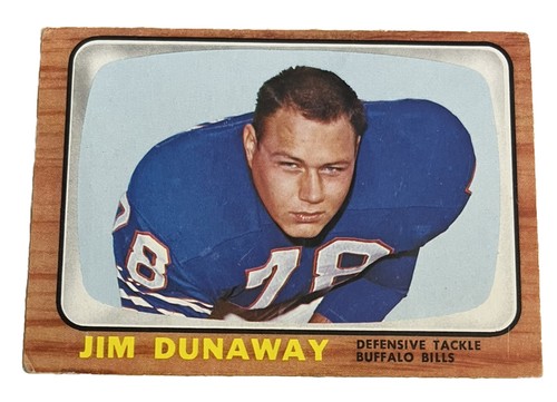 1966 Topps Football Vintage # 24 Jim Dunaway Buffalo Bills | eBay