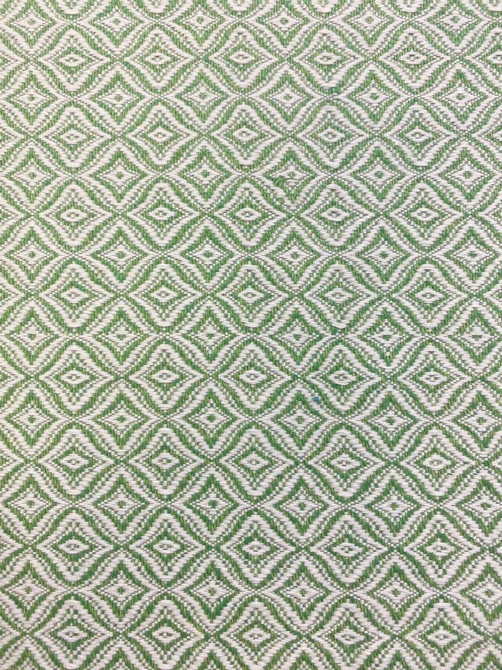Brunschwig & Fils Emburn Woven Apple Green Cream Geometric Upholstery ...