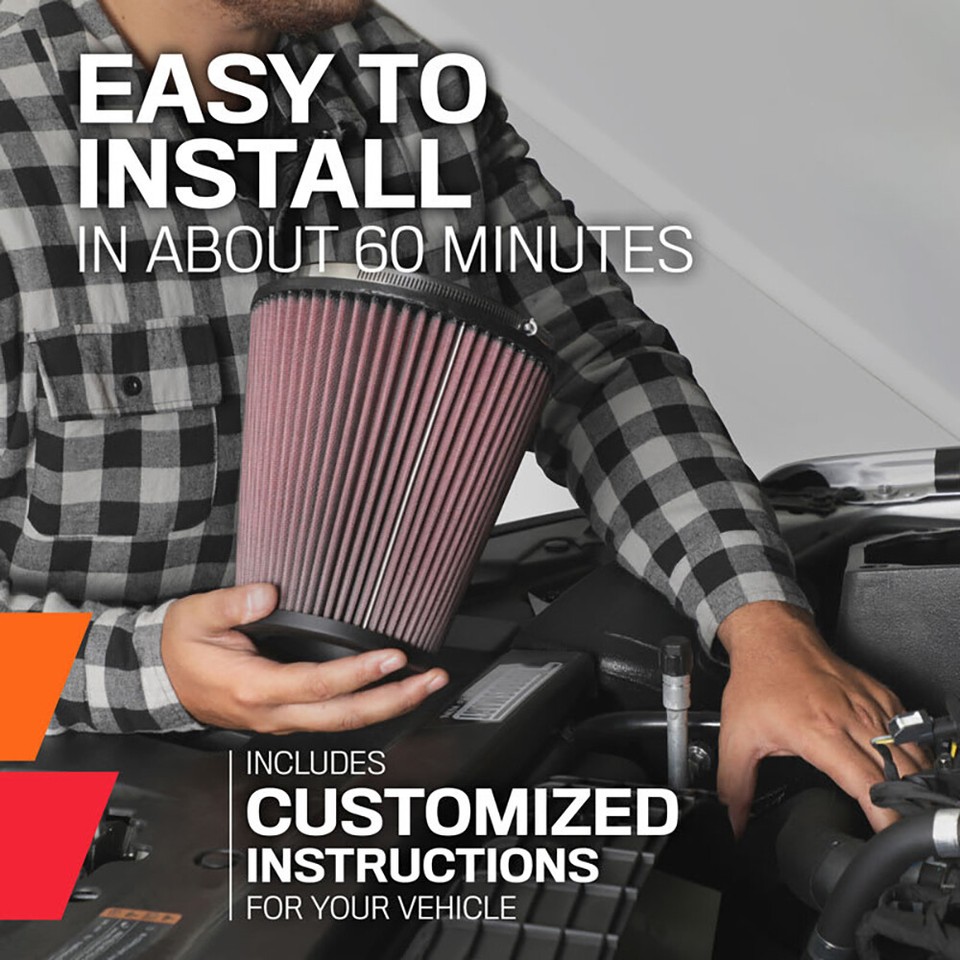 K&N 63-3071 Cold Air Intake for 14-17 Chevrolet SS 6.2L / 08-09 Pontiac ...
