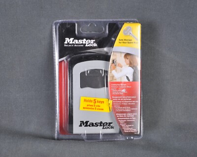 Master Lock Select Access Key Storage Lock 5401D Black/Gray - Holds 5 ...