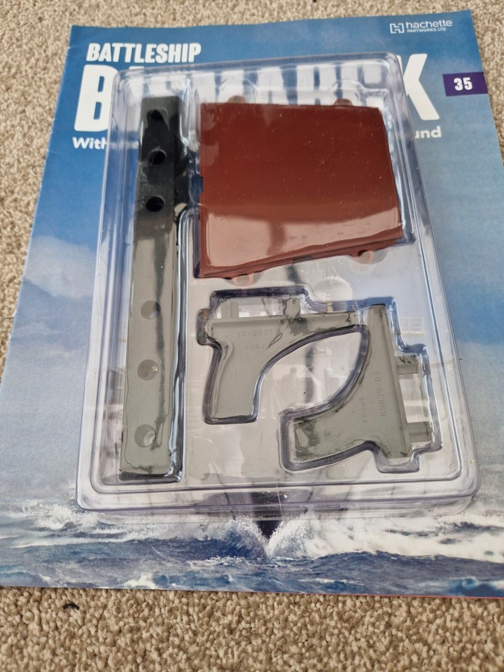 1/200 HACHETTE BUILD THE BISMARCK SHIP MODEL BATTLESHIP ISSUE 35 INC ...