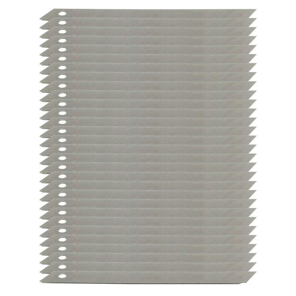 30 Pack 9mm Stainless Steel Snap-Off Blade Hobby Knife Blades Vinyl ...